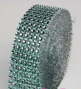 strassz dekorszalag 3 cm *4,5 m - menta (747) - Esküvői dekoráció ...