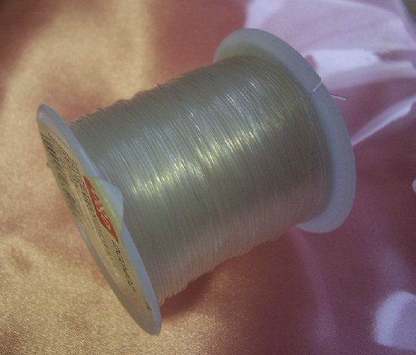 damil (rugalmas)-0,8 mm*10 m - Esküvői dekoráció, party, vintage ...